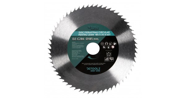 Disc fierastrau circular pentru lemn 185x20x60T