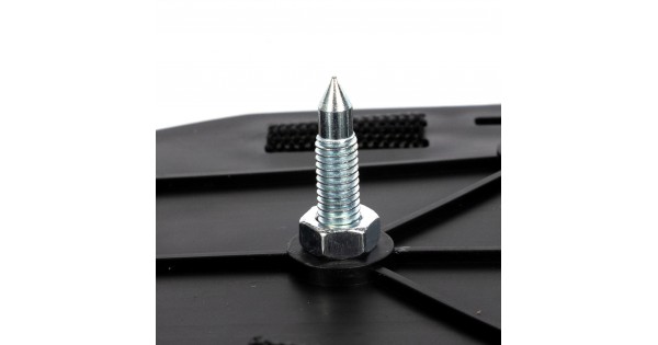 Saboti cu tepi pentru sapa autonivelanta, PVC, 29.5 cm, negru Detoolz