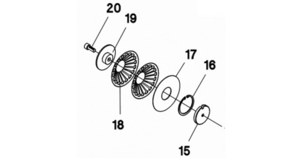 Arc de compresie ambreiaj placa compactoare WACKER DPU 0048374