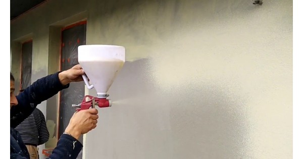 Pistol de tencuit pe baza de ipsos,tencuiala decoratva sau adeziv ...