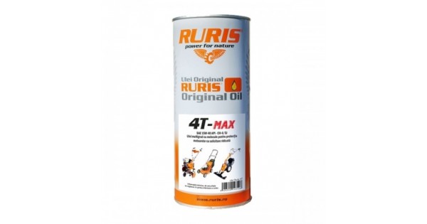 Ulei multigrad de motor Ruris 4T, 1 l, compatibil cu masini de tuns ...